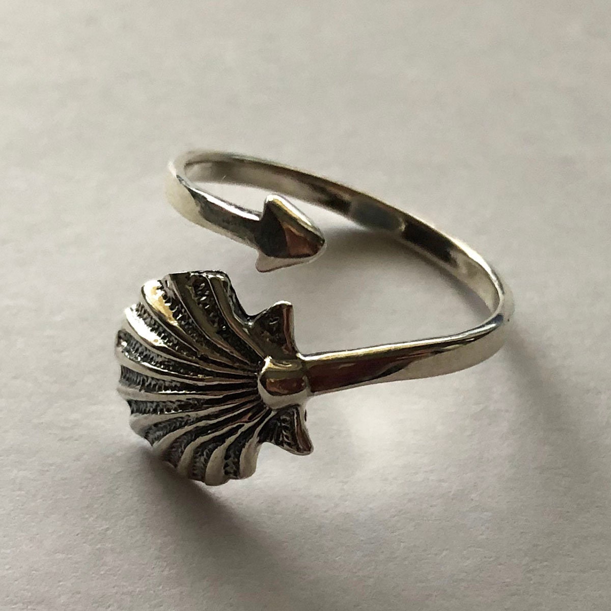 Silver Shell Ring Silver Ring Sterling Silver Jewelry - Etsy