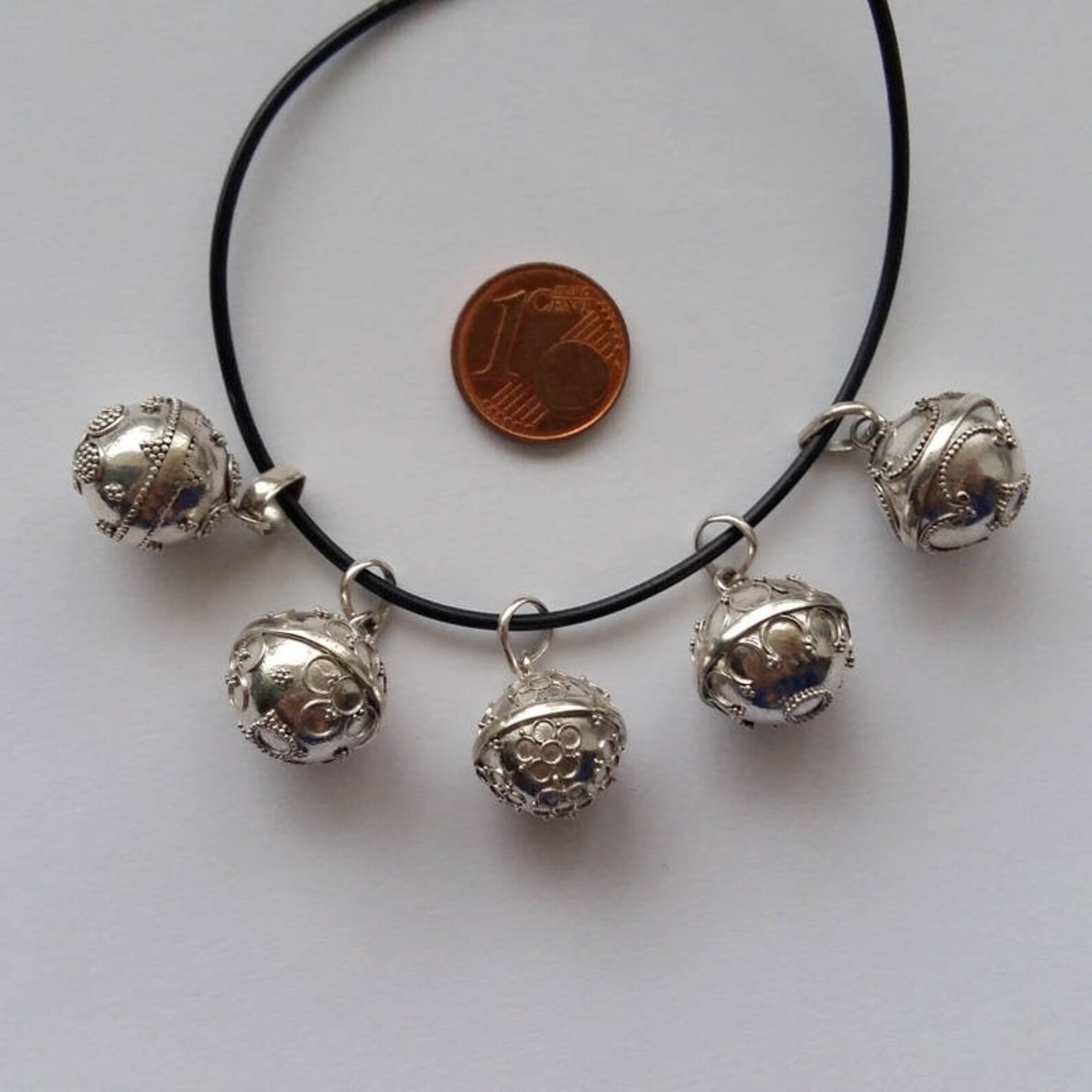 Angel Caller Silver Ball Pendant Silver Pendant Amulet - Etsy