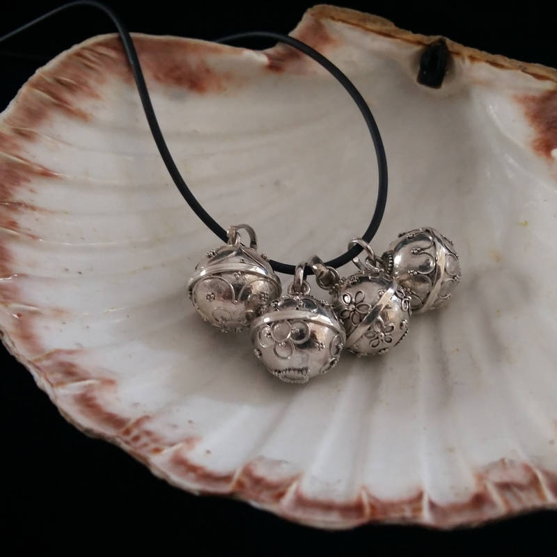 Angel Caller - Silver Ball Pendant - Silver Pendant - Amulet Necklace ...