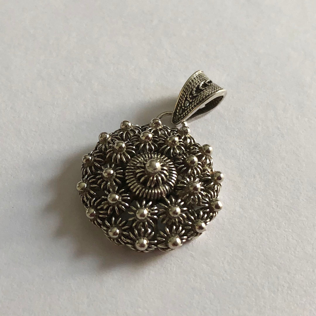 Charro Pendant Salamanca Dark - Sterling Silver Pendant - Silver ...
