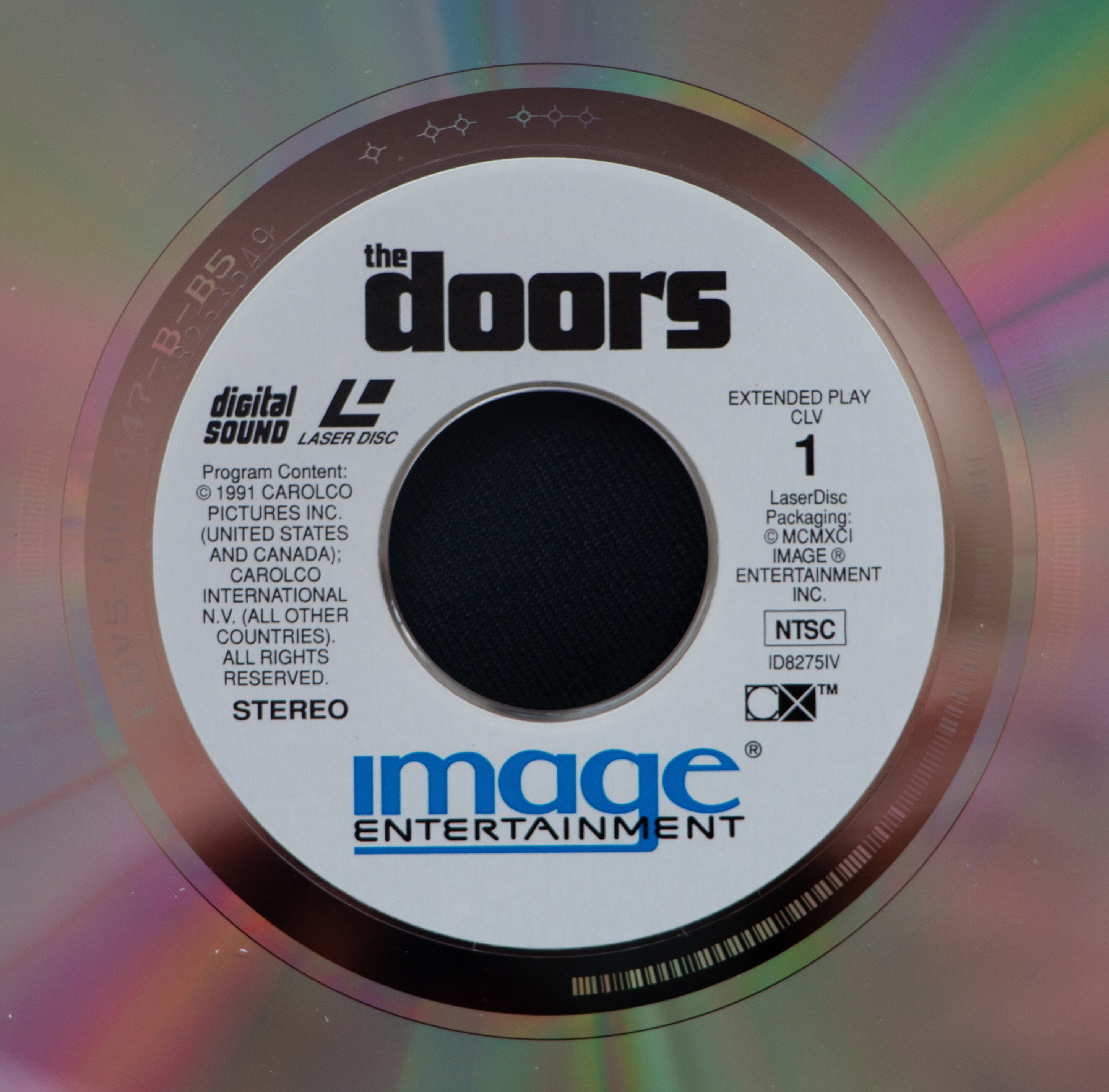The Doors - Film - Oliver Stone - LASERDISC -widescreen - Extended Play ...