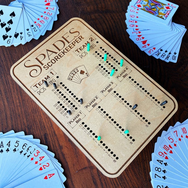 Custom Spades Cards - Etsy