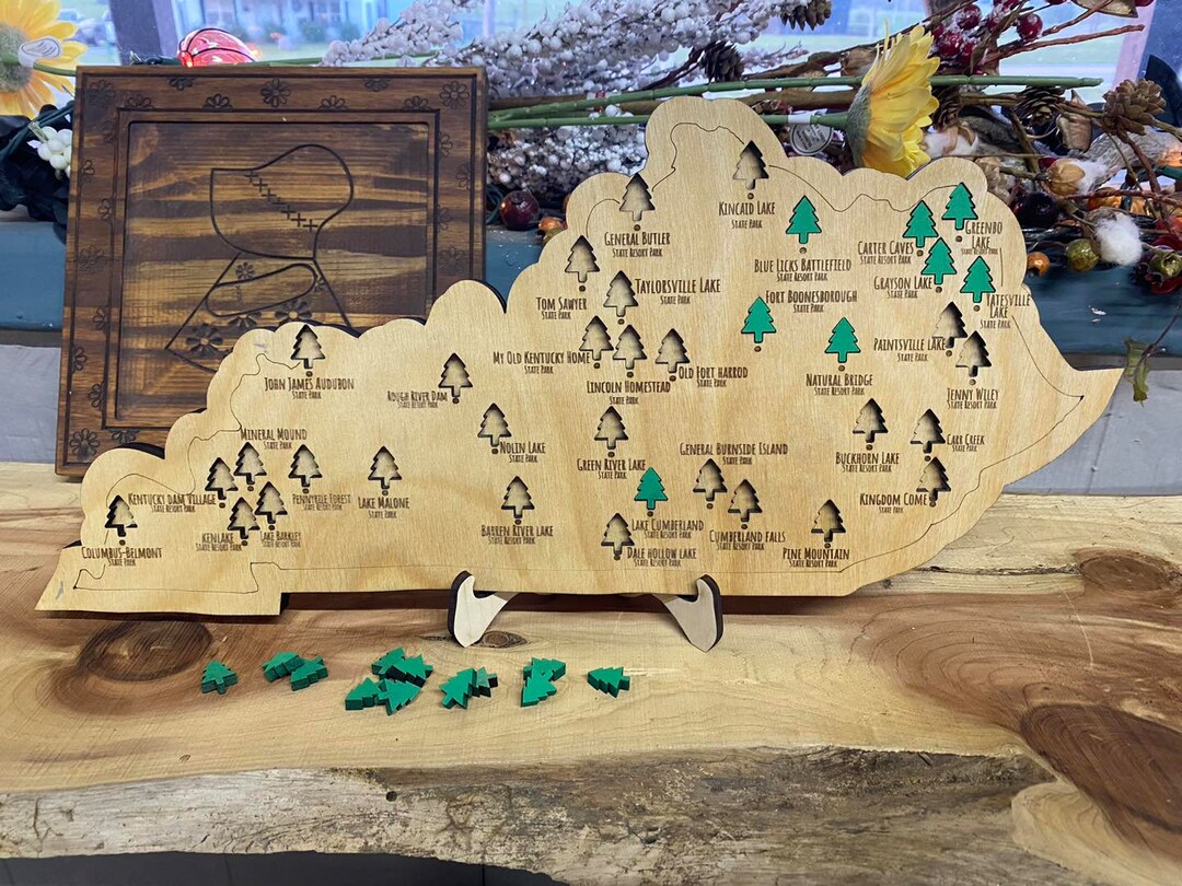 Kentucky State Parks Map - Etsy