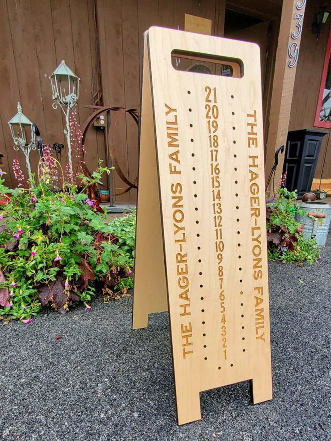 Custom Standing Cornhole / Horseshoe Scoreboard - Etsy