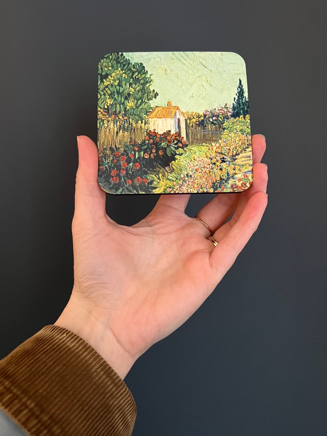 Colorful Coaster Post-impressionist Landscape Painting Cork-back ...