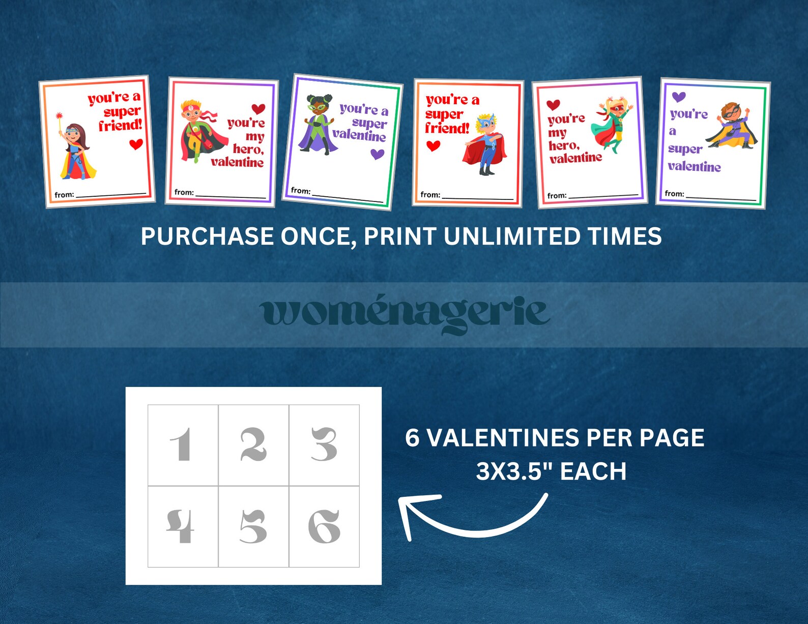 Superhero Valentines Cards Printable, Funny Valentine Exchange for Kids ...