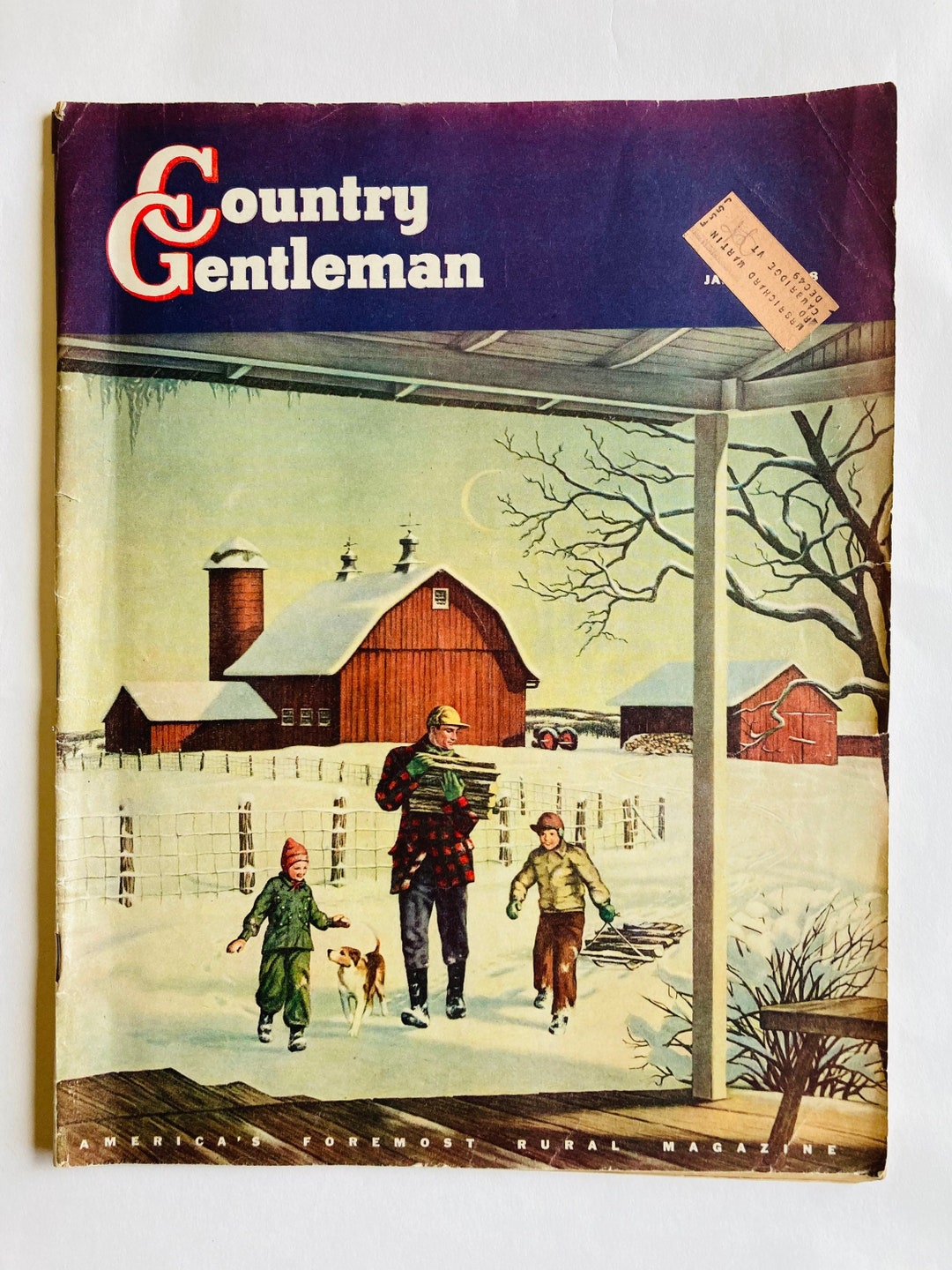 Vtg Country Gentleman Magazine January 1948 Farming Ads Articles 1940s ...