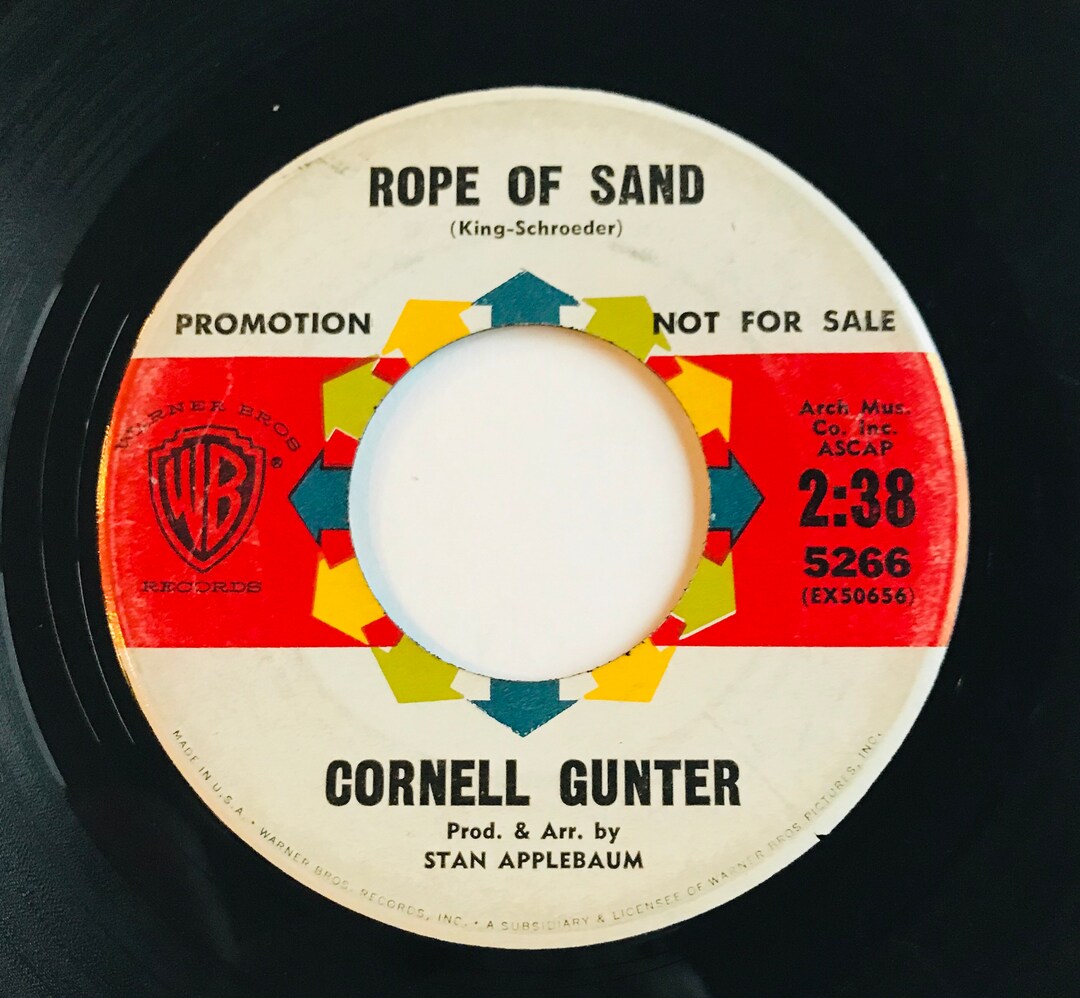 Cornell Gunter Rope of Sand Lift Me up Angel Popcorn R&B 45 1962 Promo ...