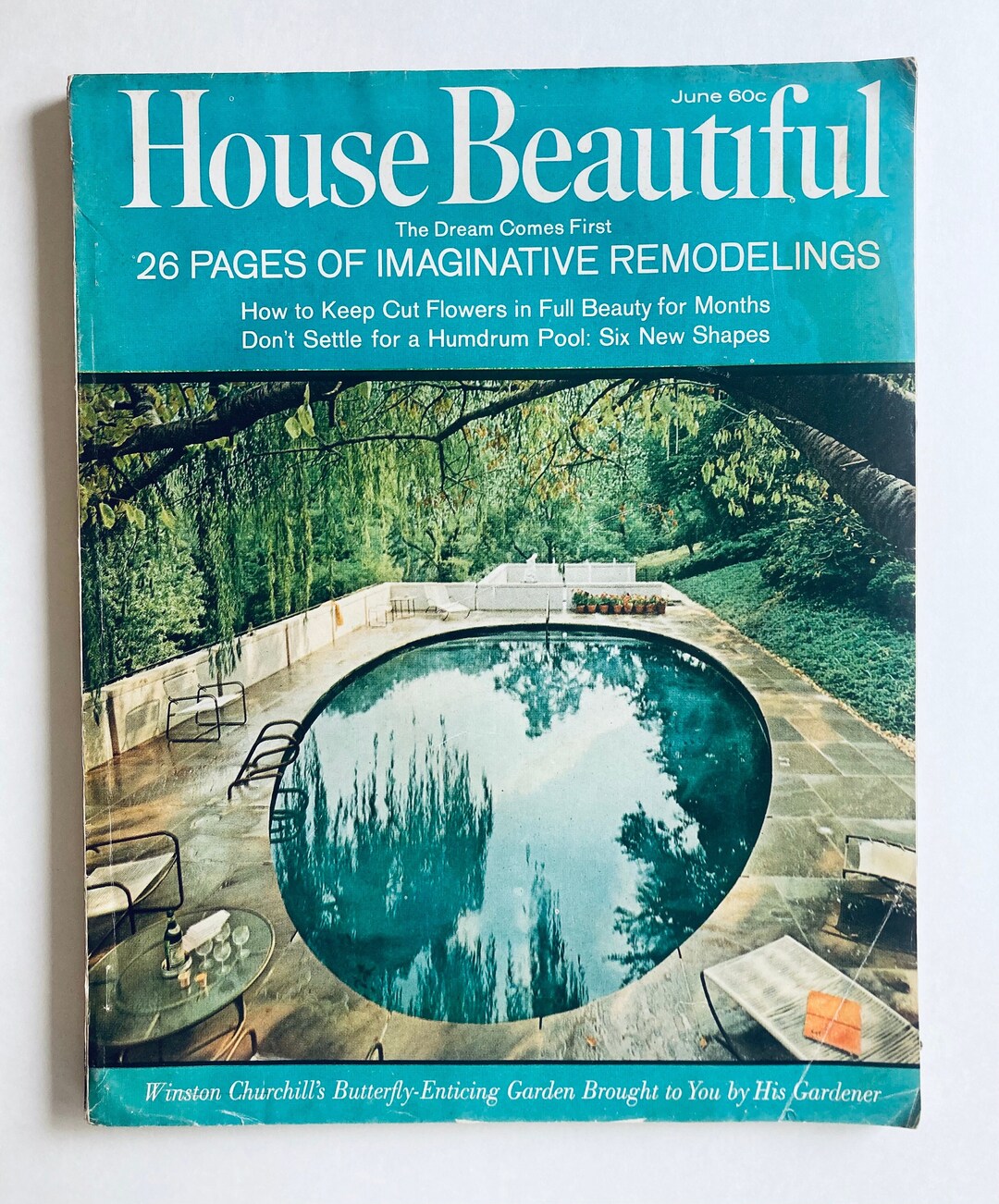 Vtg House Beautiful June 1967 Mid Century Home Decor and Design Mod 60s ...