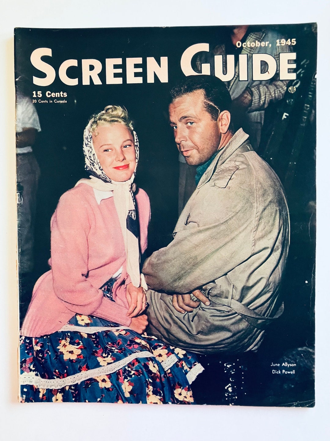 Vintage Screen Guide Magazine October 1945 1940s Movies Entertainment ...