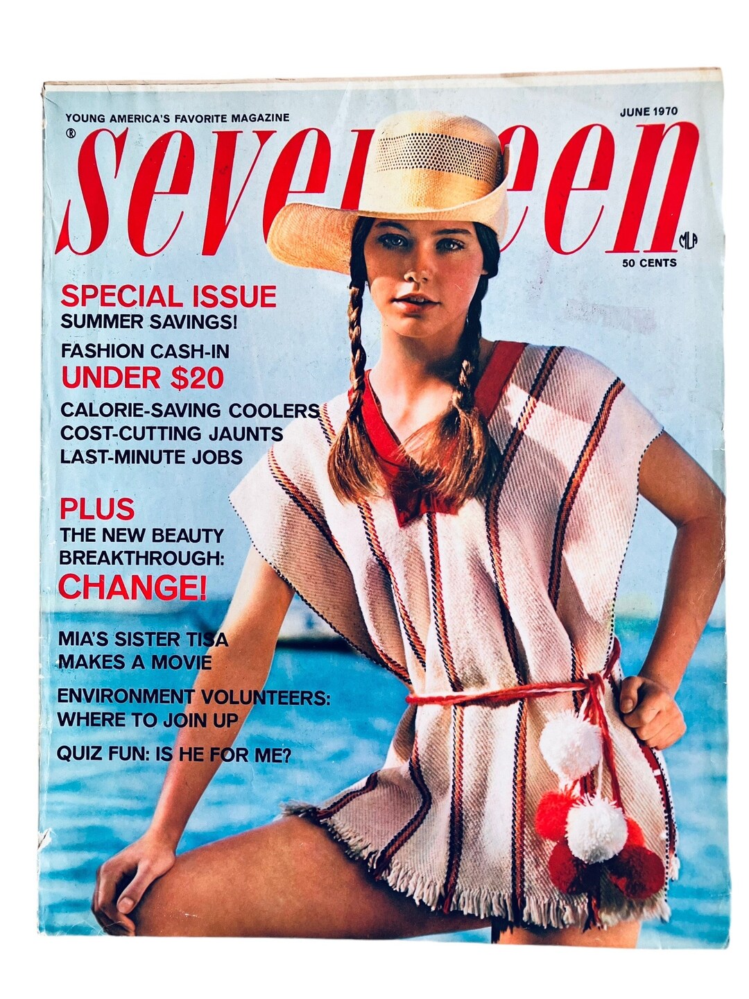 Vtg Seventeen Magazine June 1970 Great Ads 1970s Fashion Teens - Etsy