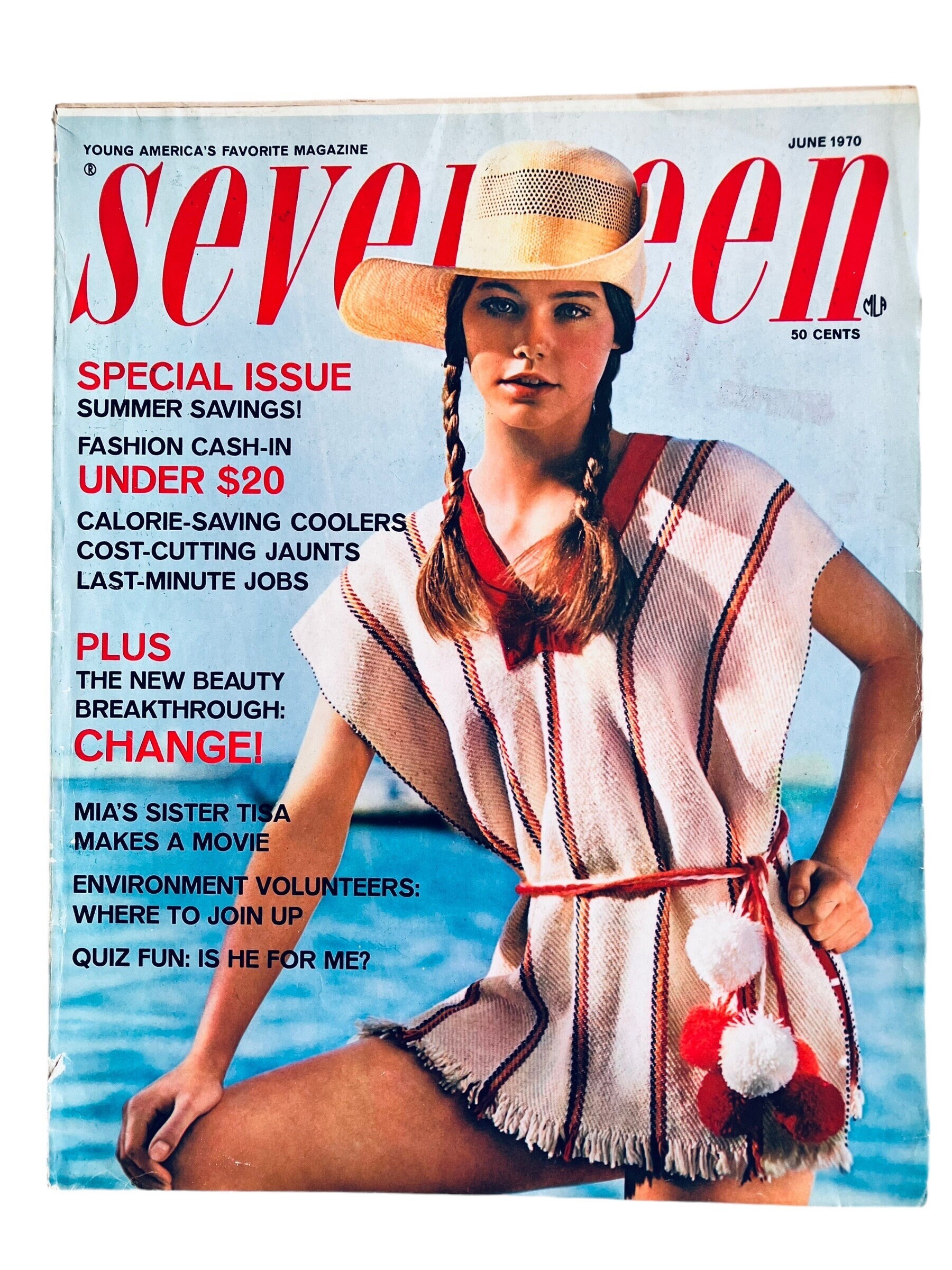 Vtg Seventeen Magazine June 1970 Great Ads 1970s Fashion Teens - Etsy