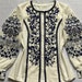 Milky Shade Embroidered Blouse Ethnic Embroidered Top on - Etsy
