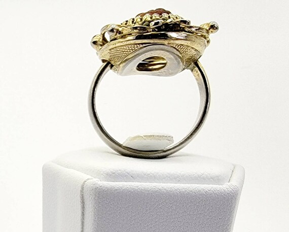 Vintage Whiting & Davis Glass Cameo Ring, Rings For … - Gem