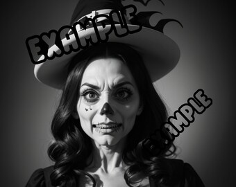 Halloween Digital Art Print Spooky Wall Decor, Graphic Tee Designs, and ...