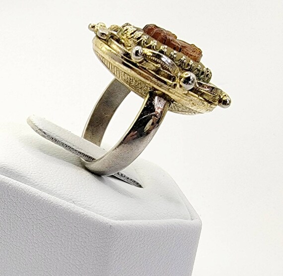 Vintage Whiting & Davis Glass Cameo Ring, Rings For … - Gem