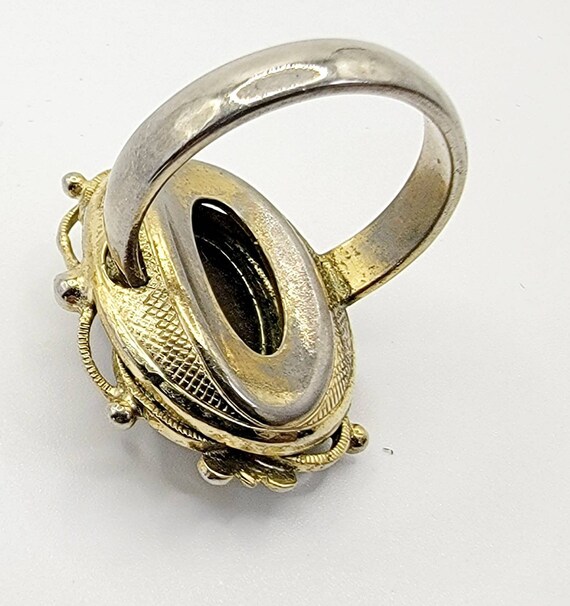 Vintage Whiting & Davis Glass Cameo Ring, Rings For … - Gem