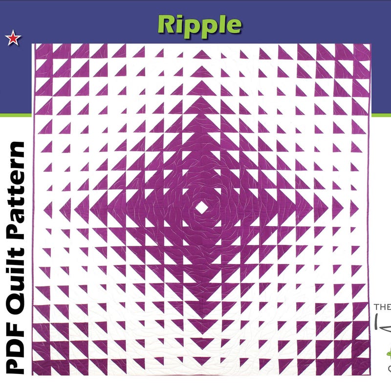 Two Color Quilt - Etsy