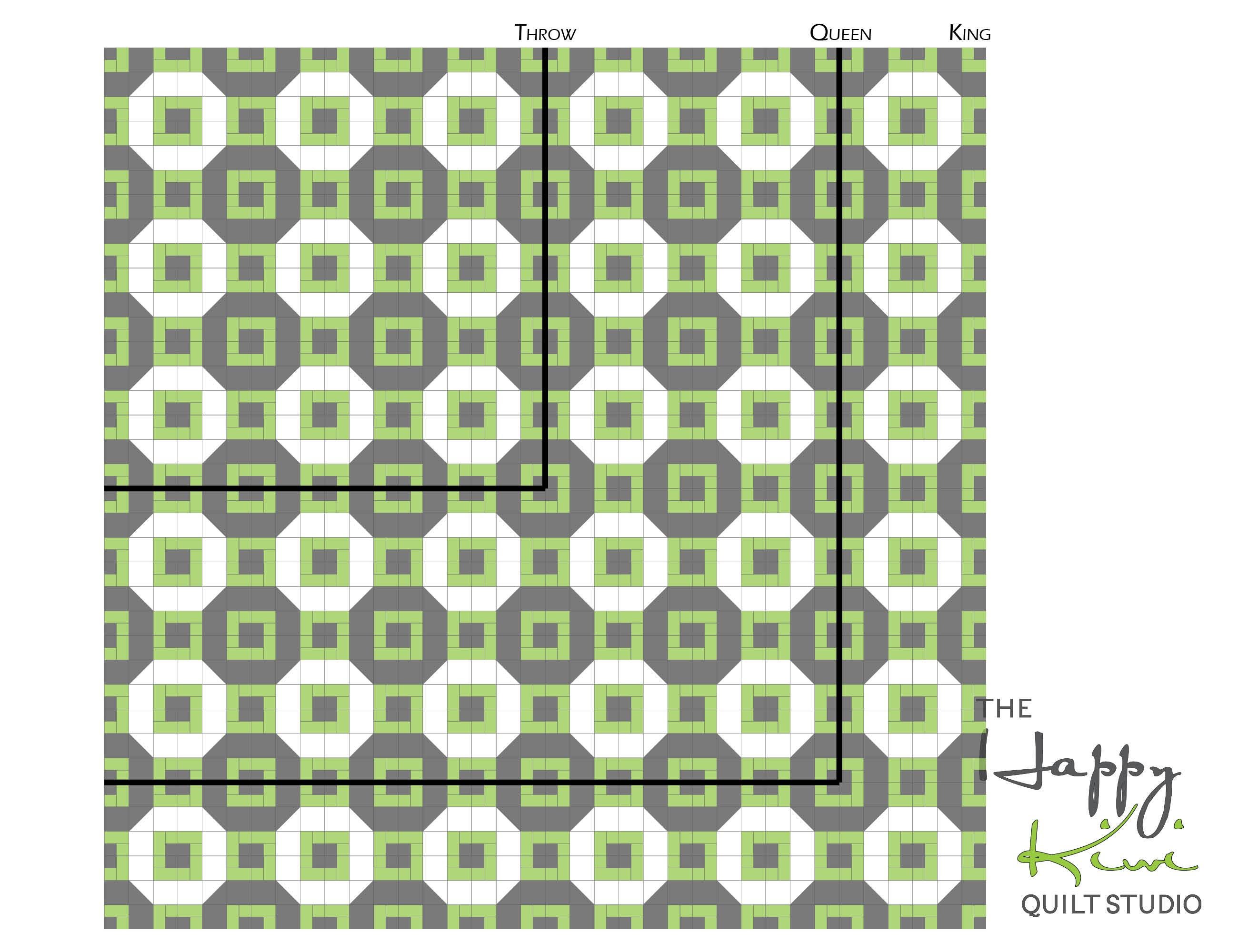 The Octagon Quilt Pattern PDF | Modern Geometric Quilt Design for ...