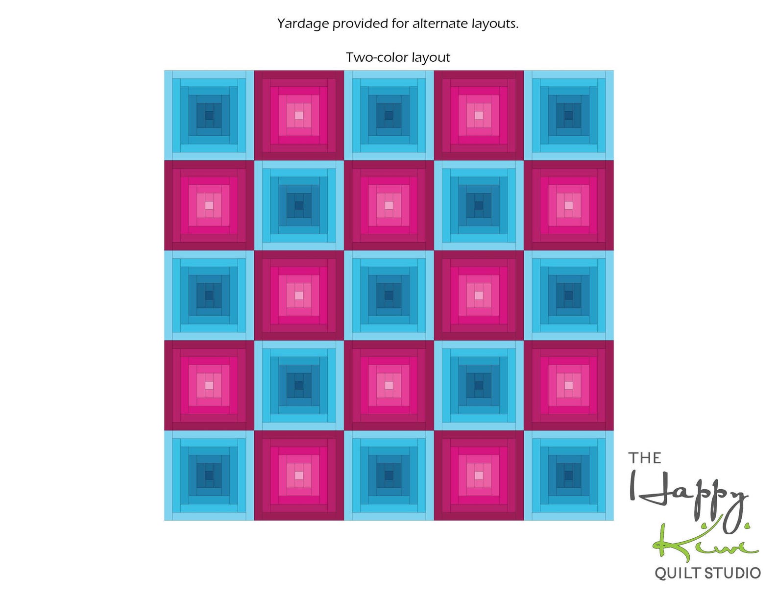 Moody Blues Quilt Pattern: Modern Design, Easy Instructions, & Digital ...