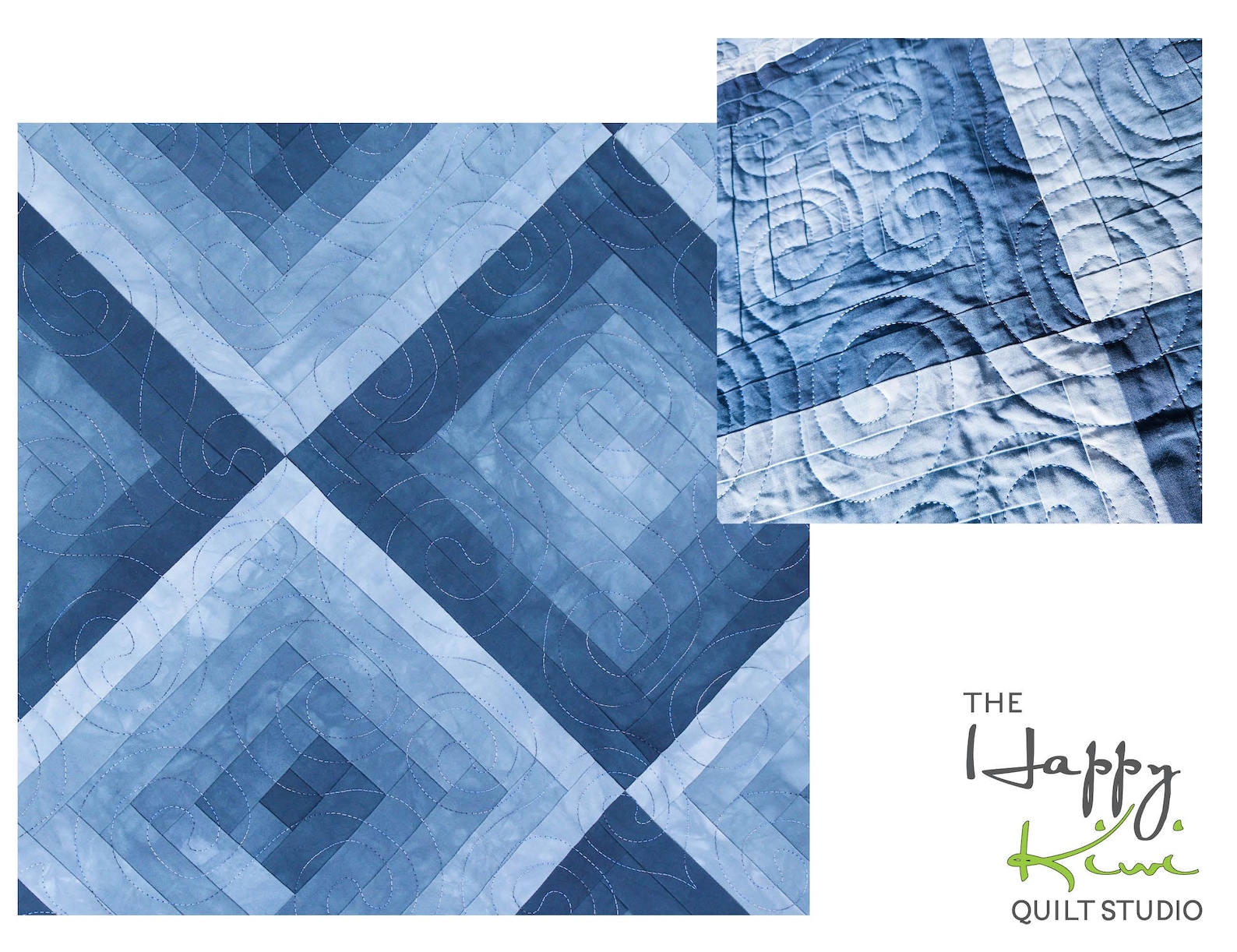 Moody Blues Quilt Pattern: Modern Design, Easy Instructions, & Digital ...