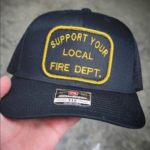 Support Local Fire Dept. Richardson 112 Trucker Hat - Etsy