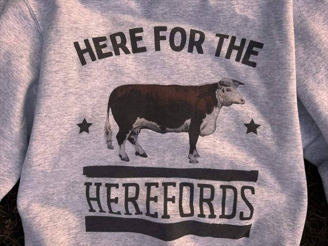 Here for the Herefords Pullover Ag Shirt Farmers Wife Gifts - Etsy