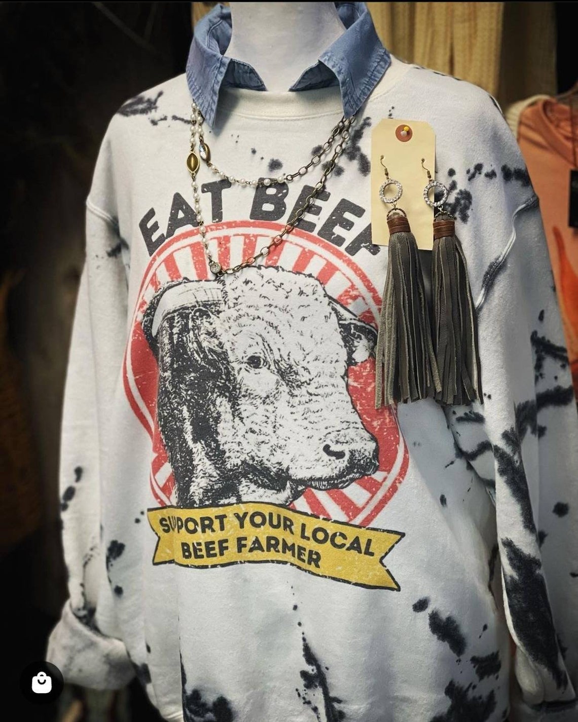 Beef Farmer Sweatshirt Farmer Gift Farmer Clothing - Etsy