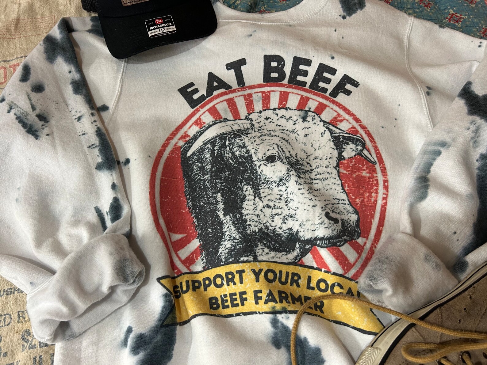 Beef Farmer Sweatshirt, Farmer Gift, Farmer Clothing, Agriculture Gift ...