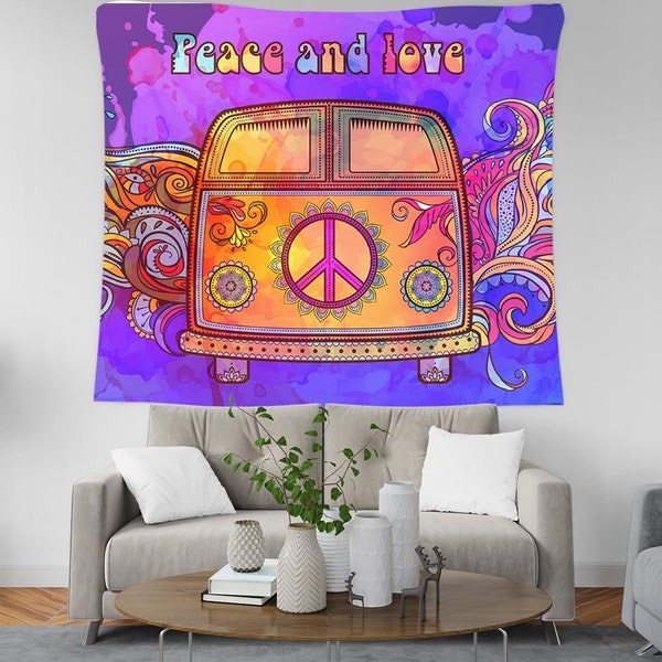 Hippie Tapestry - Etsy