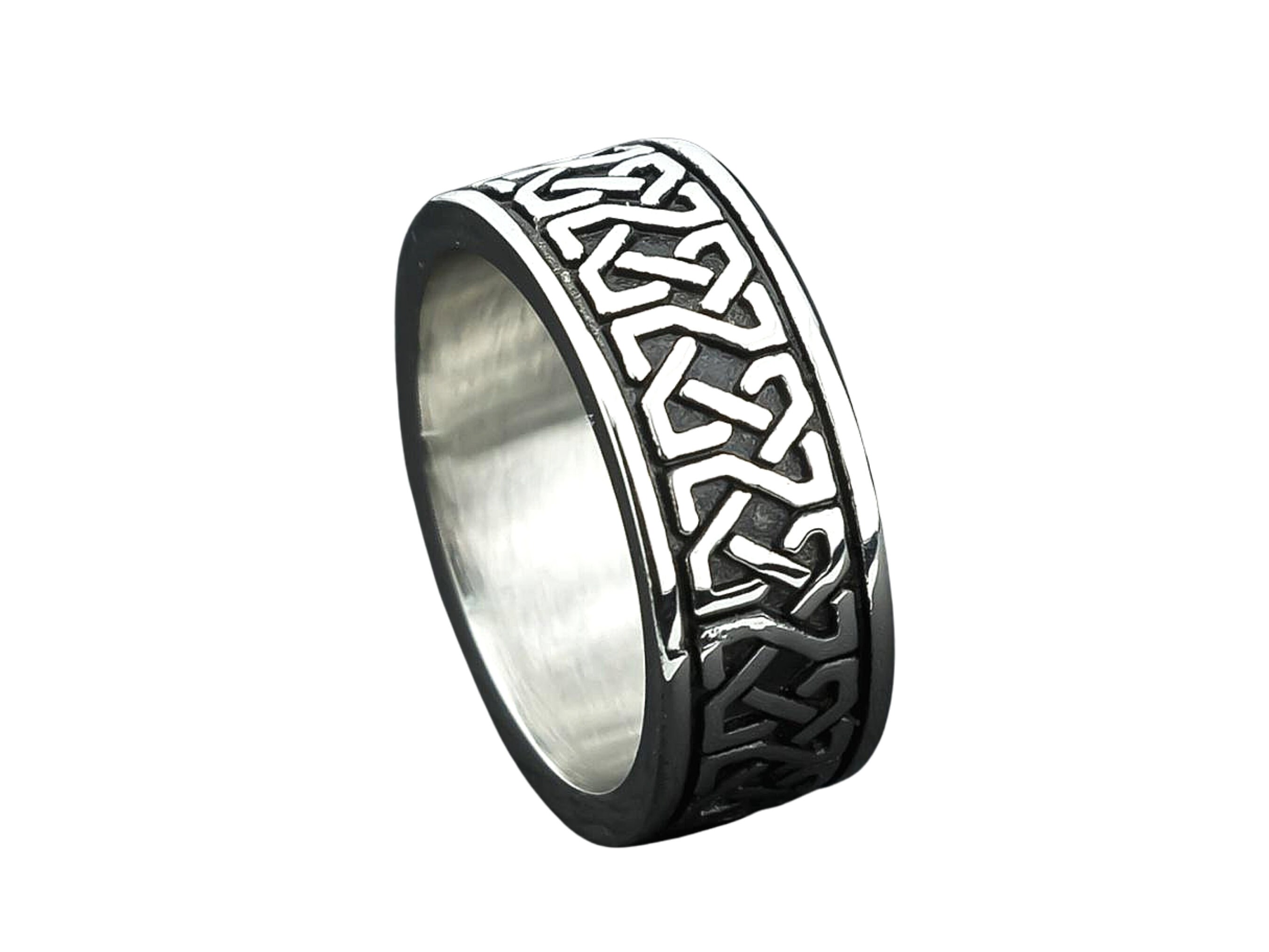 Mens Silver Boho Hippie Ring Geometrical Bohemian Gifts for - Etsy UK