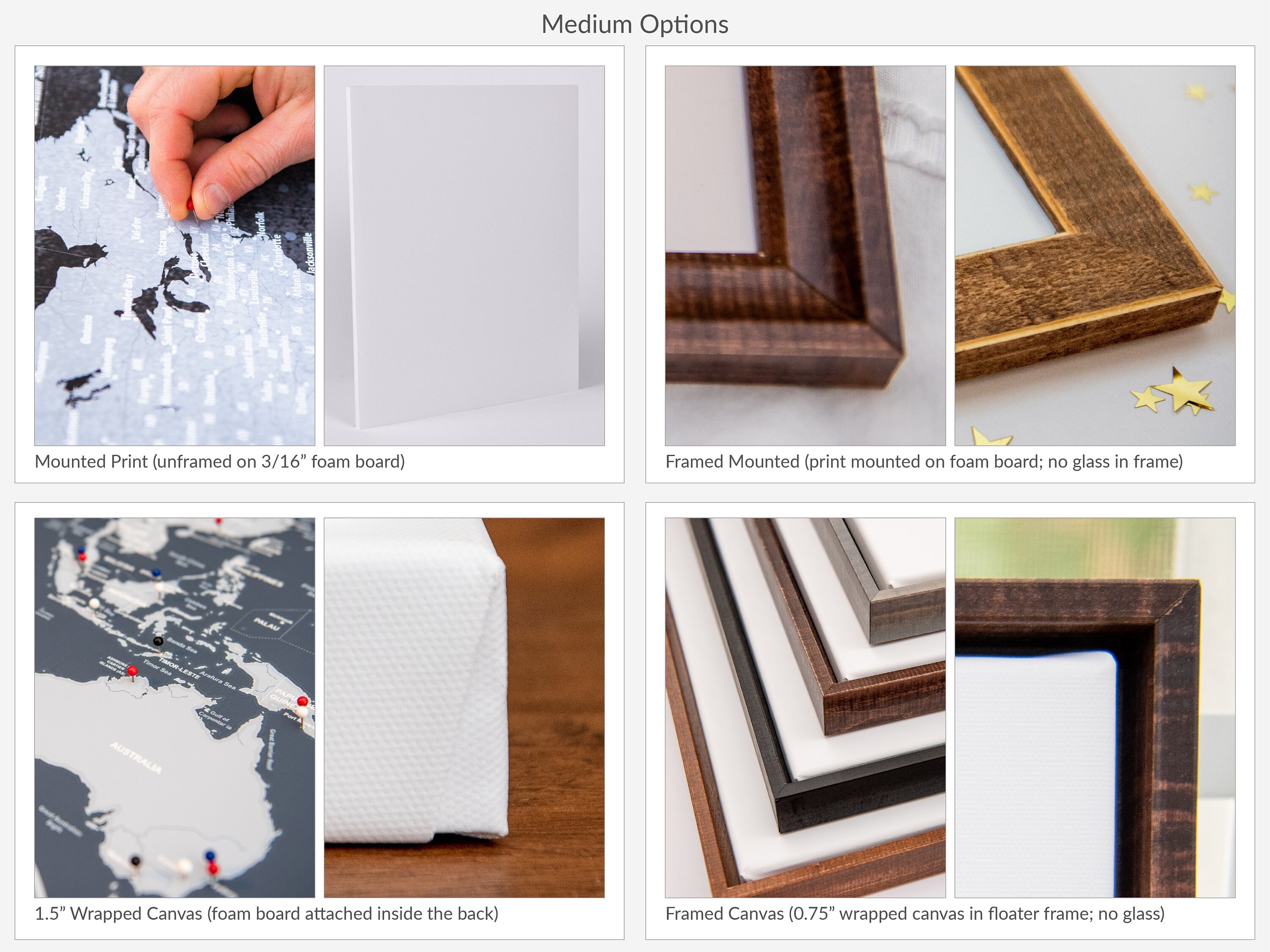 Personalized World Map Custom Push Pin Map on Canvas Travel - Etsy