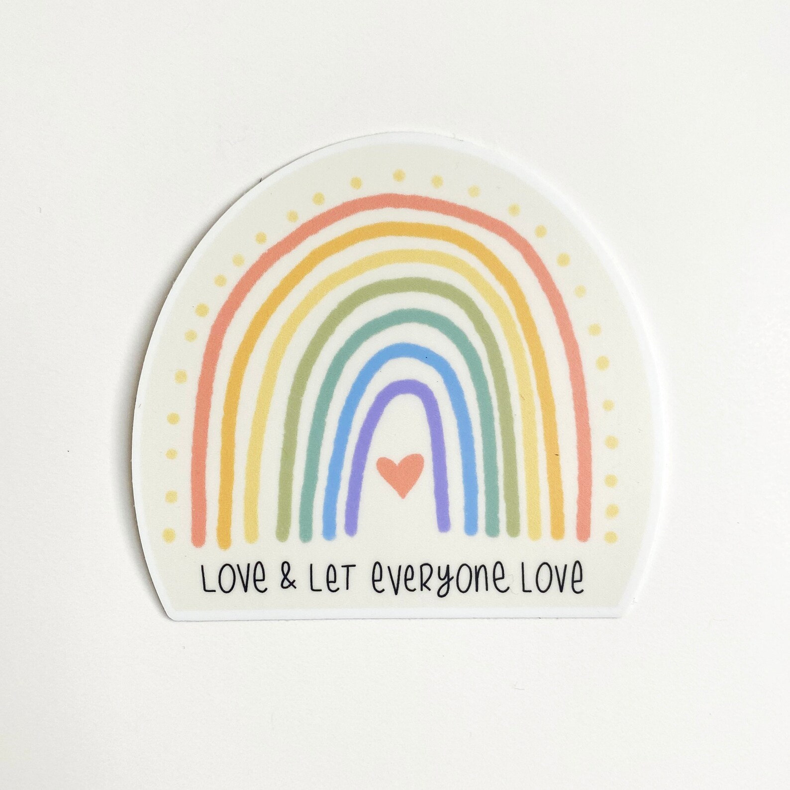 Rainbow Pride Sticker Pride Sticker Love is Love Sticker - Etsy Canada