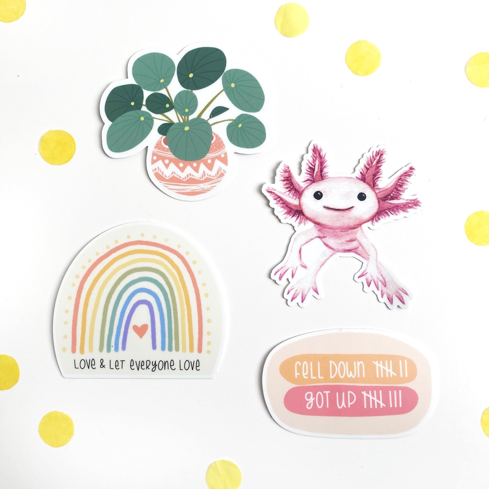 Axolotl Sticker Axolotl Lover Axolotl Gift Cute Sticker - Etsy