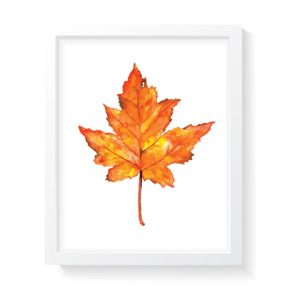 Maple Leaf PRINTABLE INSTANT DOWNLOAD Maple Leaf Artmaple - Etsy
