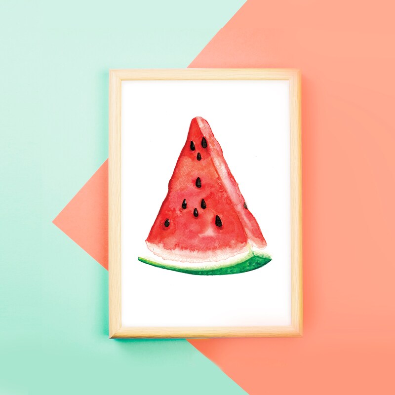 Watermelon Print - Etsy