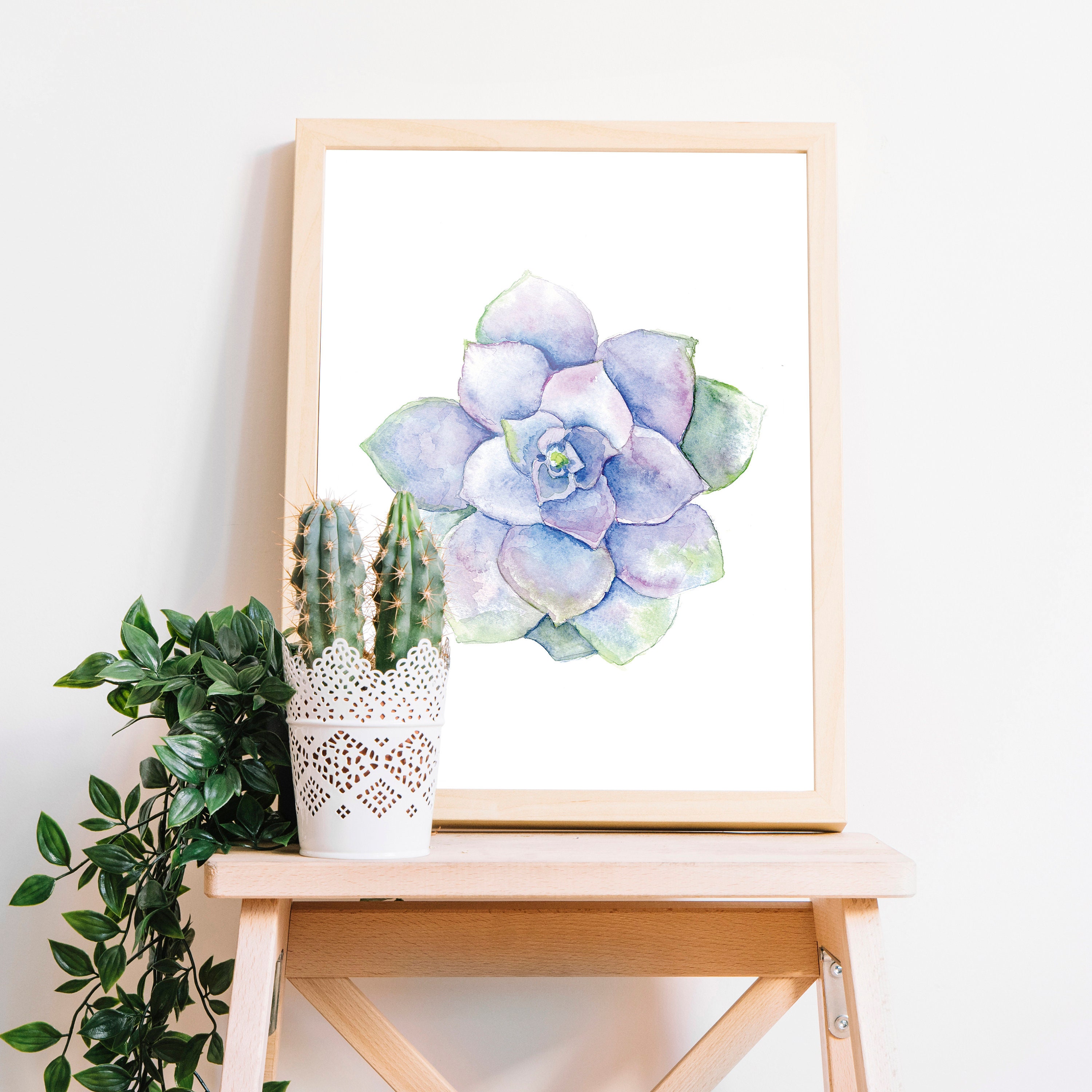 PRINTABLE Succulent Wall Art Succulent Printable Succulent | Etsy