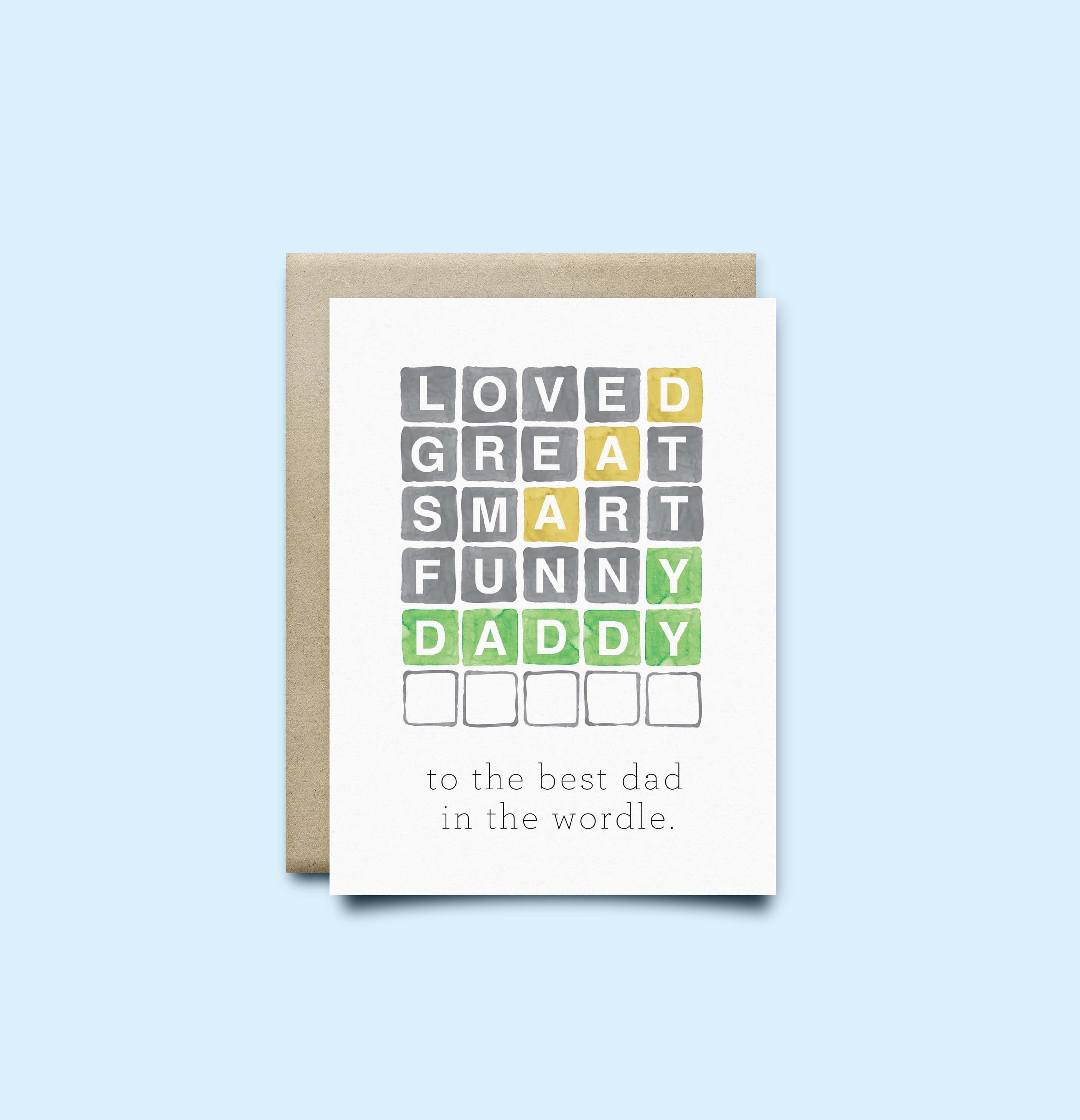 Wordle DAD Cardfather's Day Cardcard for - Etsy Canada