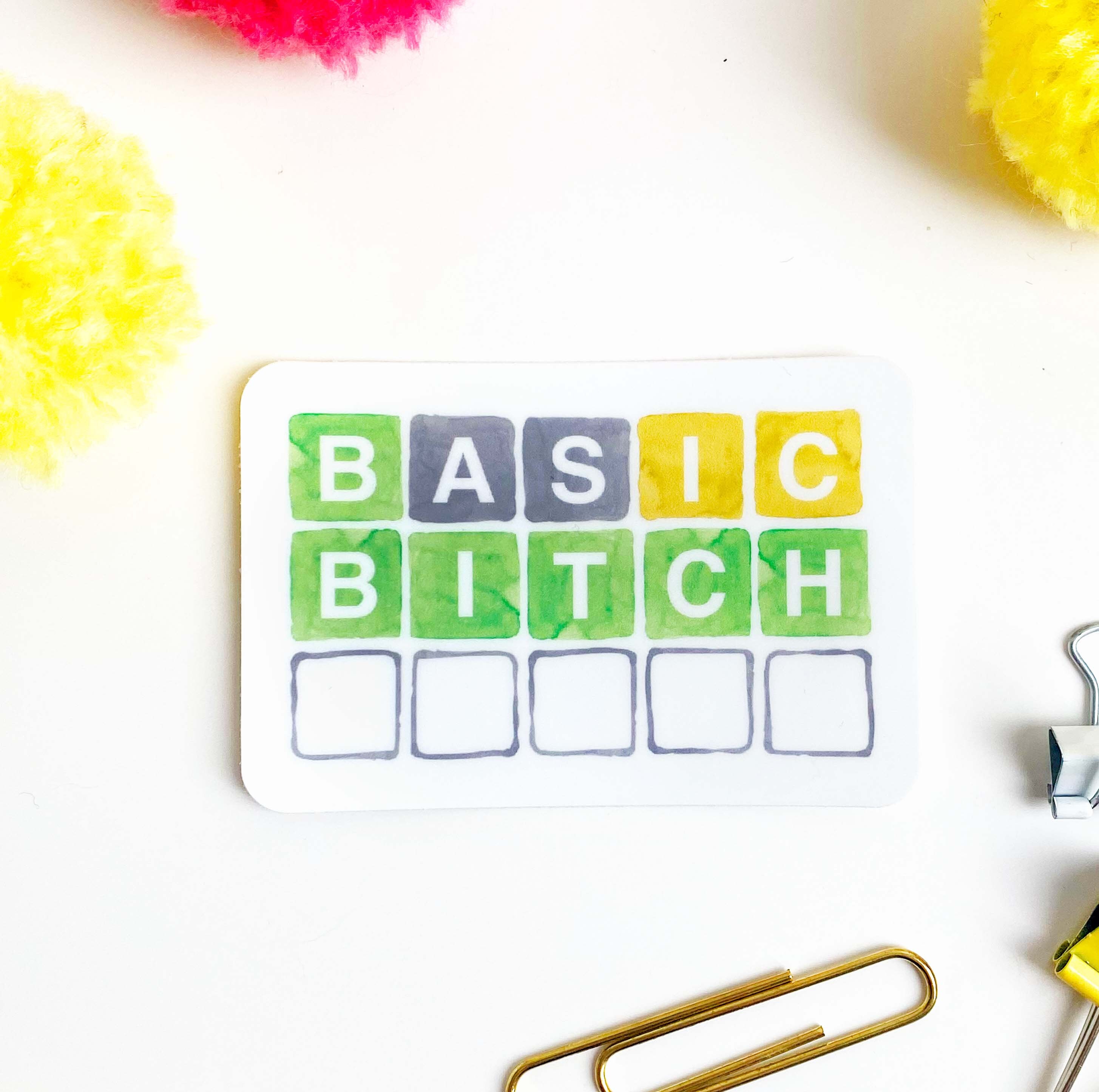 Wordle Sticker cute Stickerwordle Giftwordle Loverfunny | Etsy