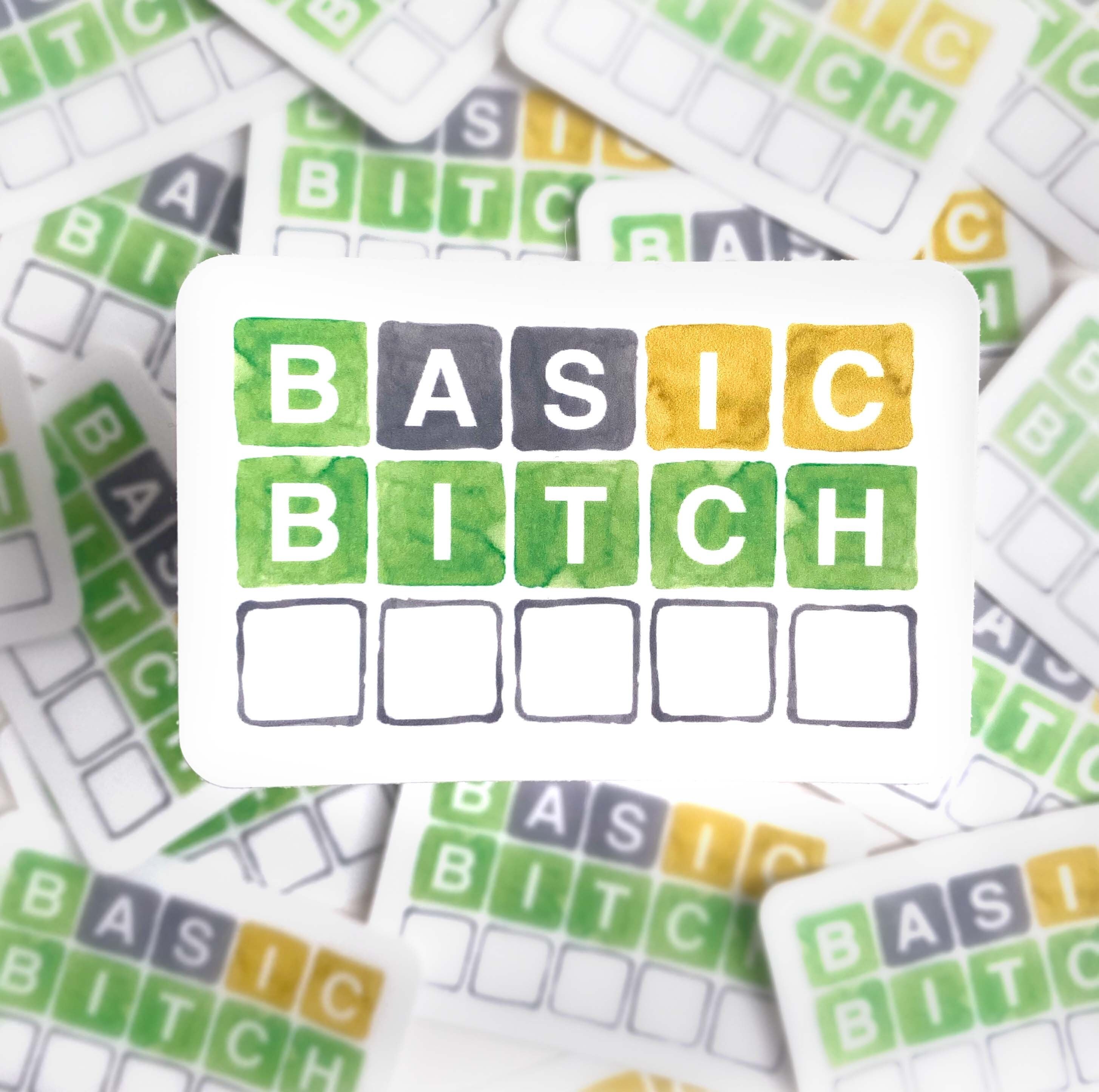 Wordle Sticker cute Stickerwordle Giftwordle Loverfunny | Etsy