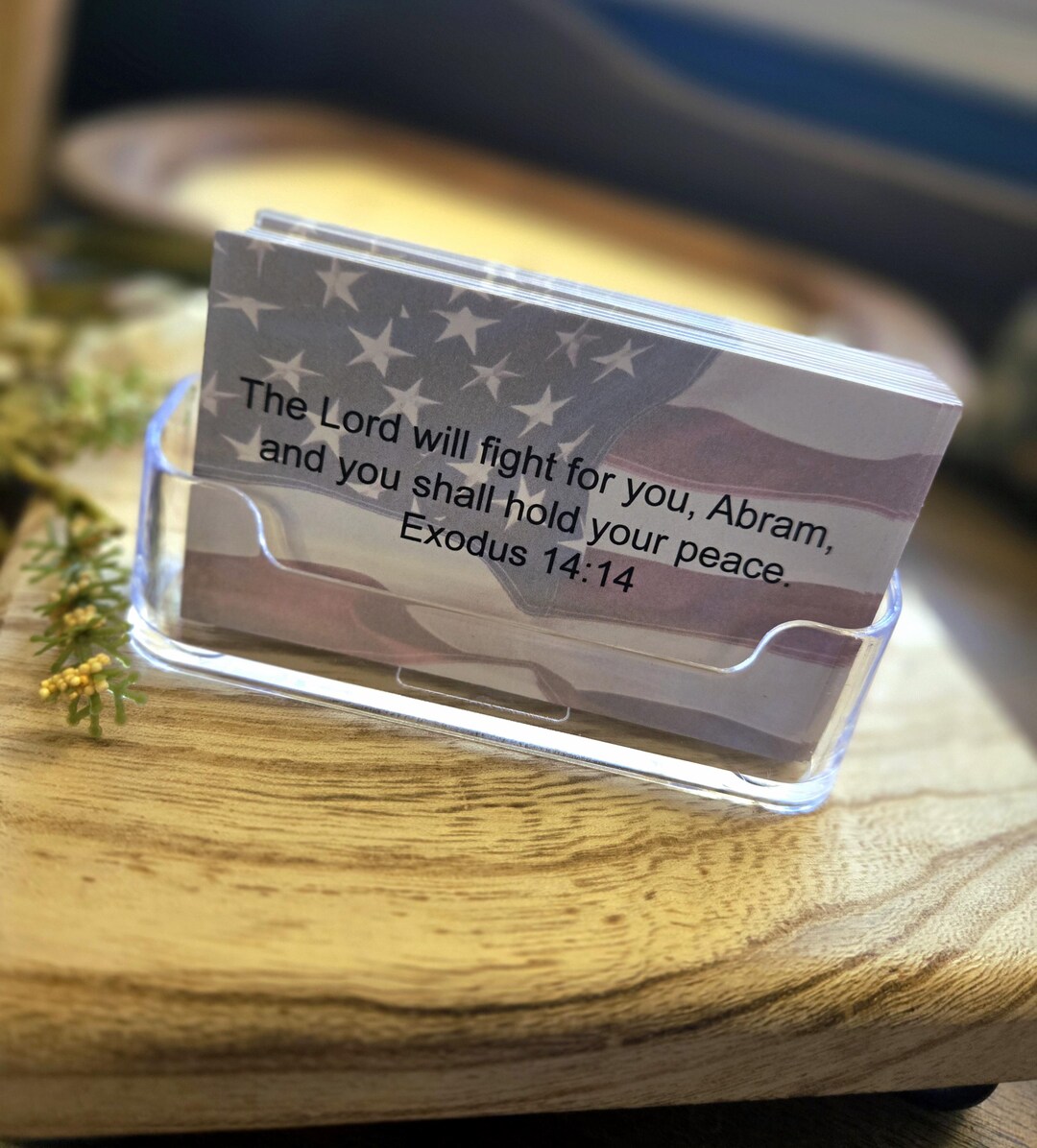 Personalized Scripture Cards | American Flag Bible Verses - Etsy
