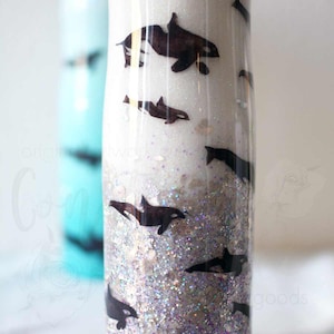 24oz Orca Killer Whale Love Contigo Stainless Steel Insulated Water ...