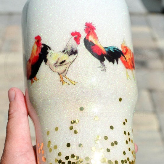 Chicken Love Crazy Chicken Lady Stainless Steel Insulated | Etsy