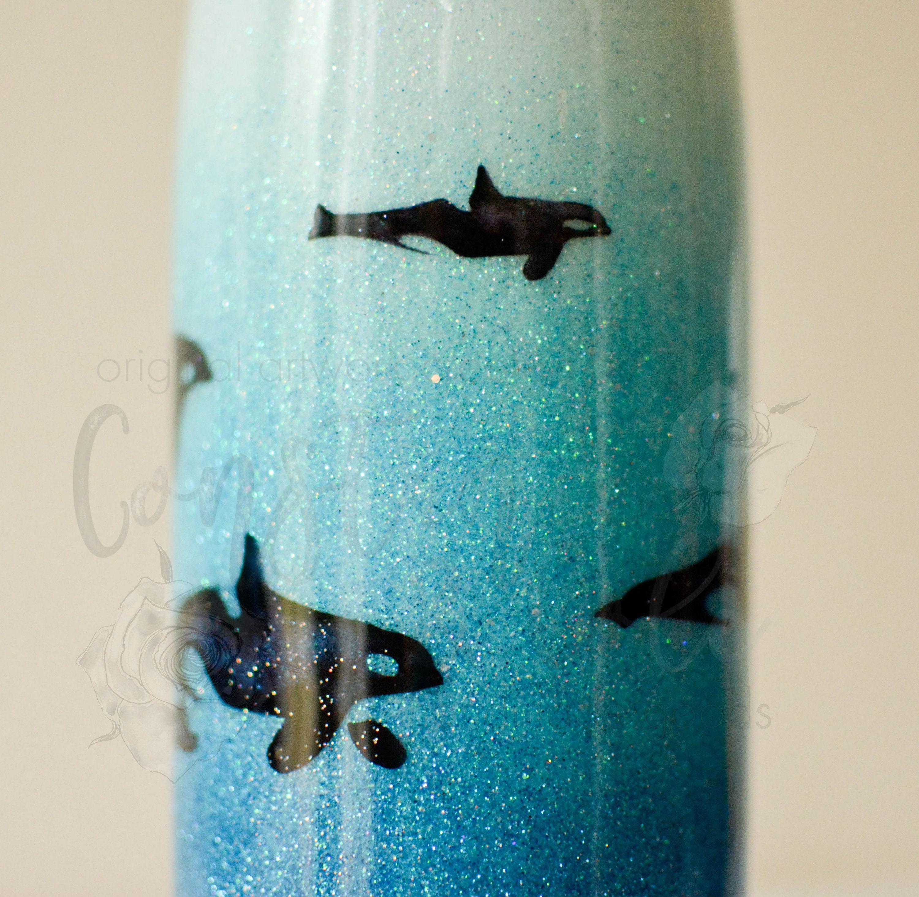 Orca Killer Whale Stainless Steel Insulated Tumbler or Water | Etsy