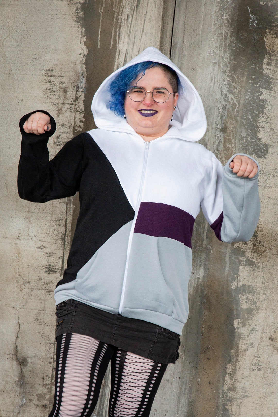 Demi-ace/demi-aro Pride Flag Hoodie - Etsy