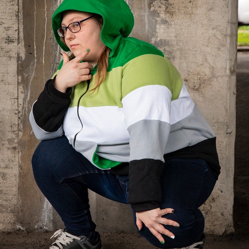 Demi-ace/demi-aro Pride Flag Hoodie - Etsy