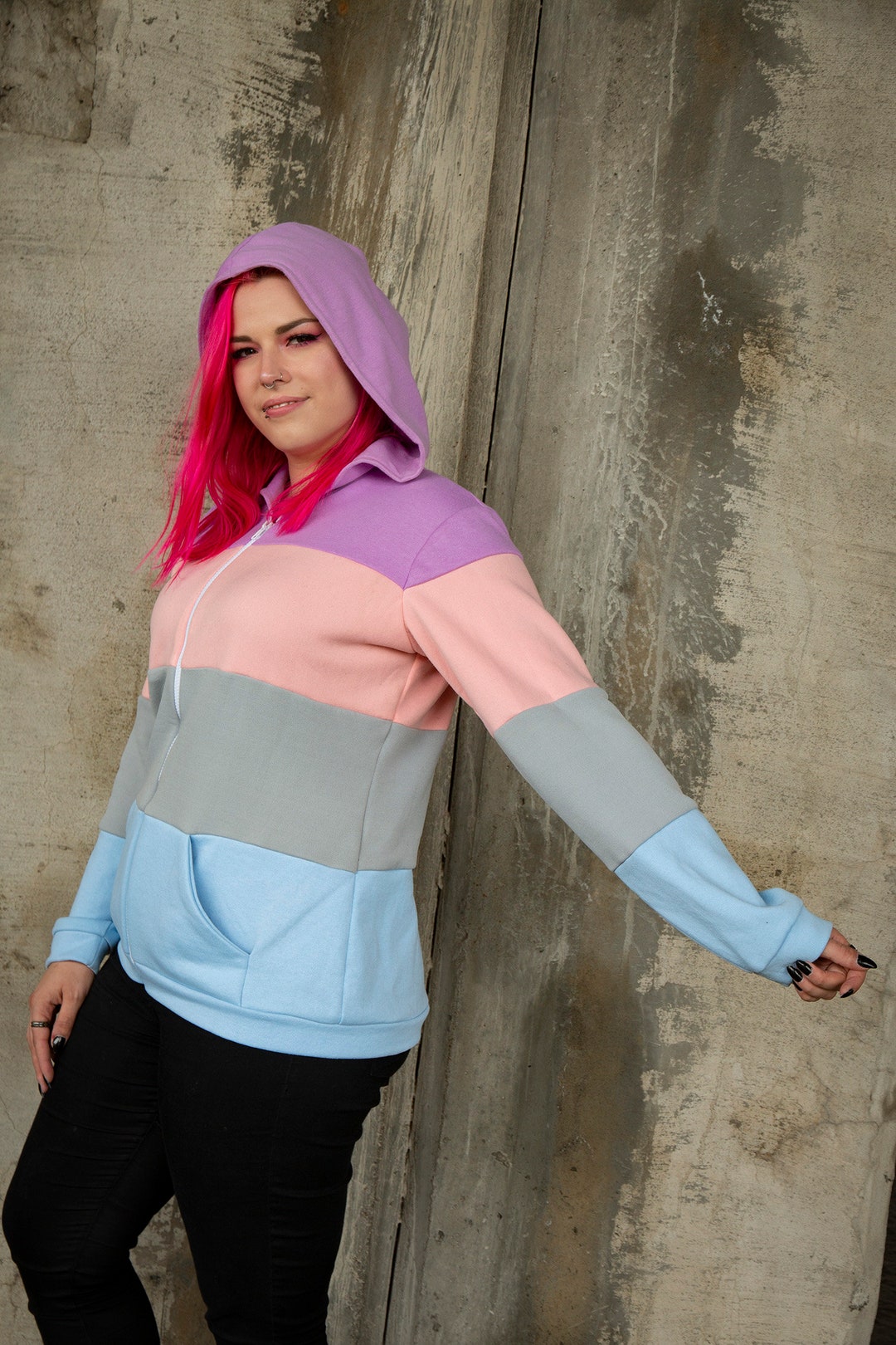 Lesbian Pride Flag Hoodie (pastel) - Etsy