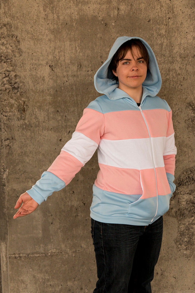Trans Pride Flag Hoodie - Etsy