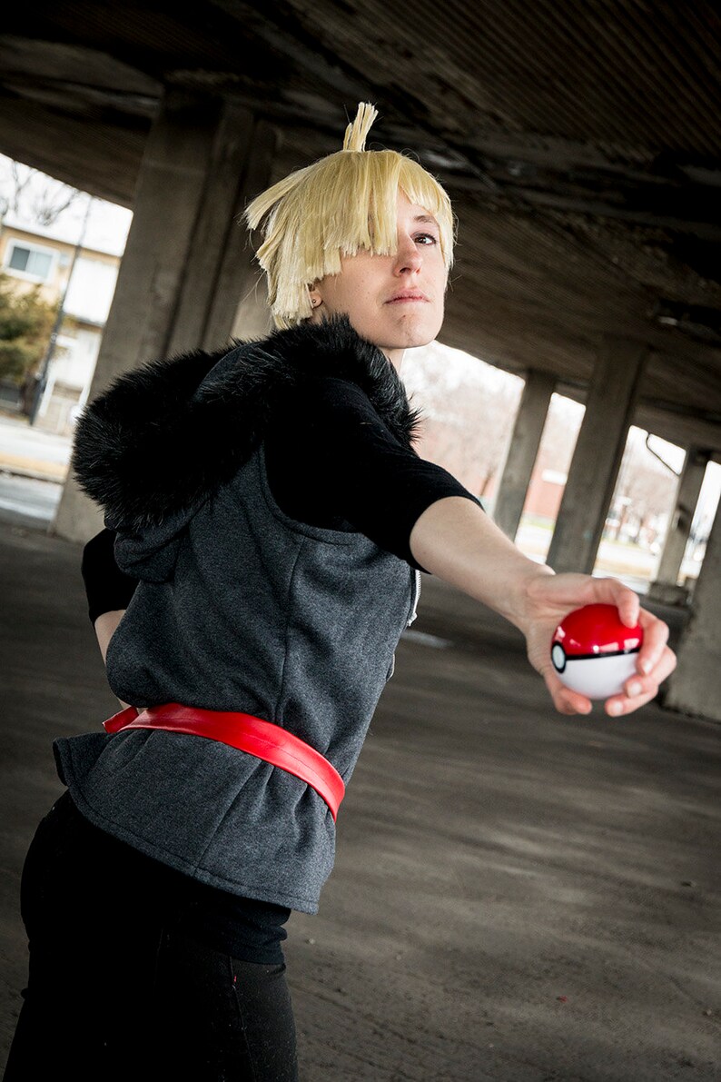 Gladion cosplay hoodie inspired by Pokemon Sun and Moon | Etsy