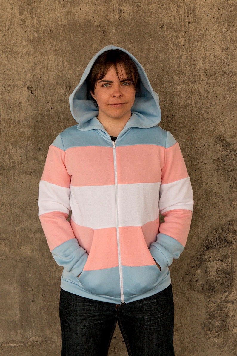 Trans Pride Flag Hoodie | Etsy